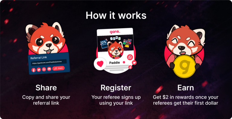 Gank Creator Referral Program - Gank